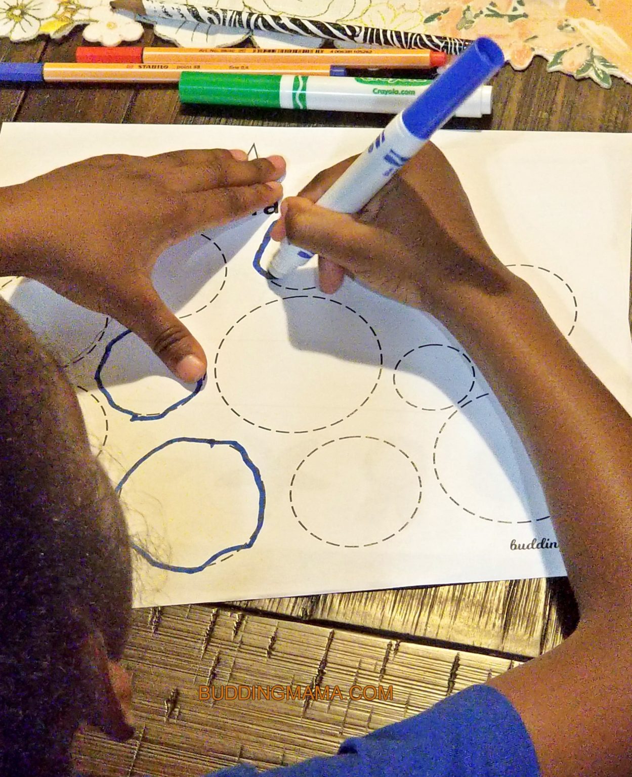 Preschool Shapes Tracing Worksheets [Free Printable] – Budding Mama