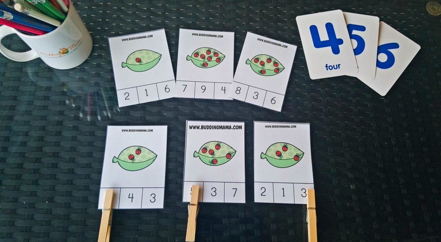 Gardening Counting Activities for Kids [Free Printable] – Budding Mama