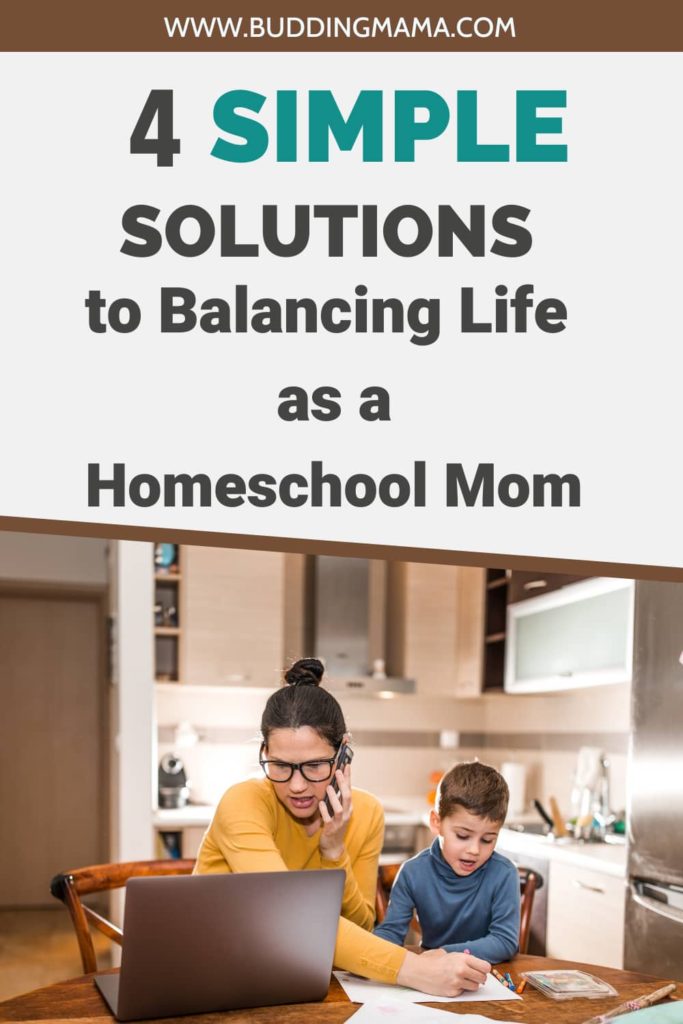 4 Simple Solutions to Juggling Life as a Working Homeschool Mom ...